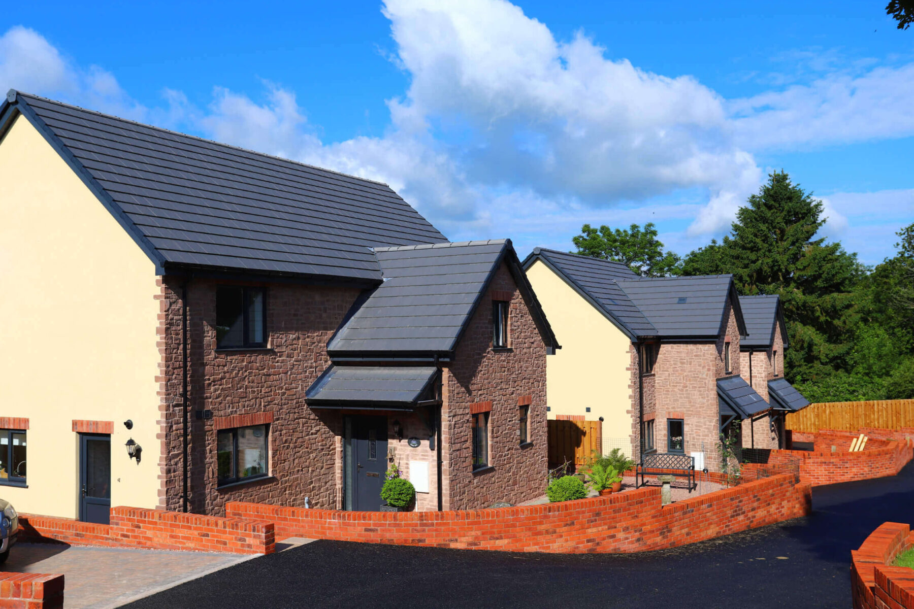 Callow Quarry Hereford | Natural red sandstone | Coursed stone